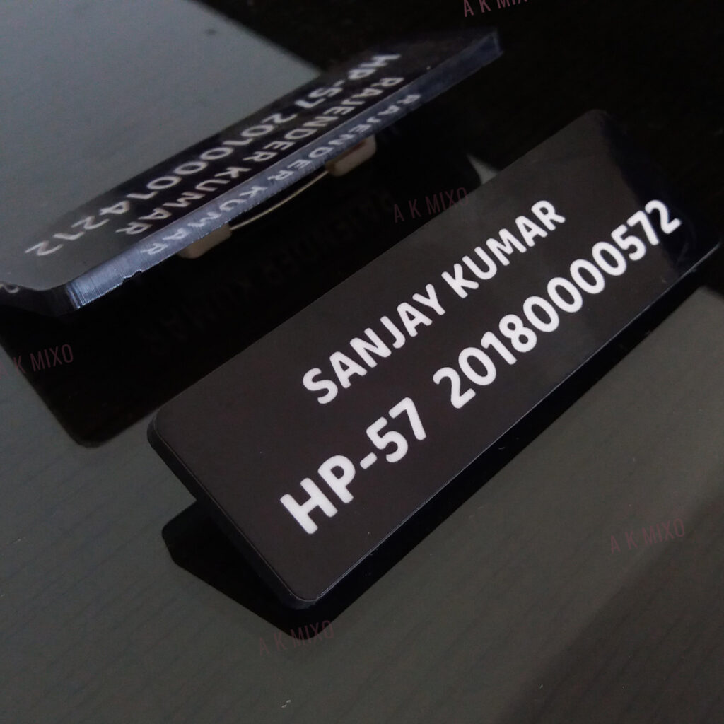 Customize Acrylic Name Tag - Ak Mixo
