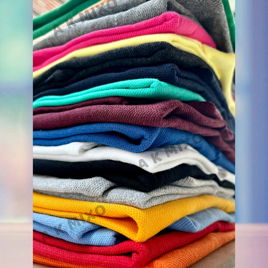 Custom Basic Polo Cotton T-Shirts - Ak Mixo