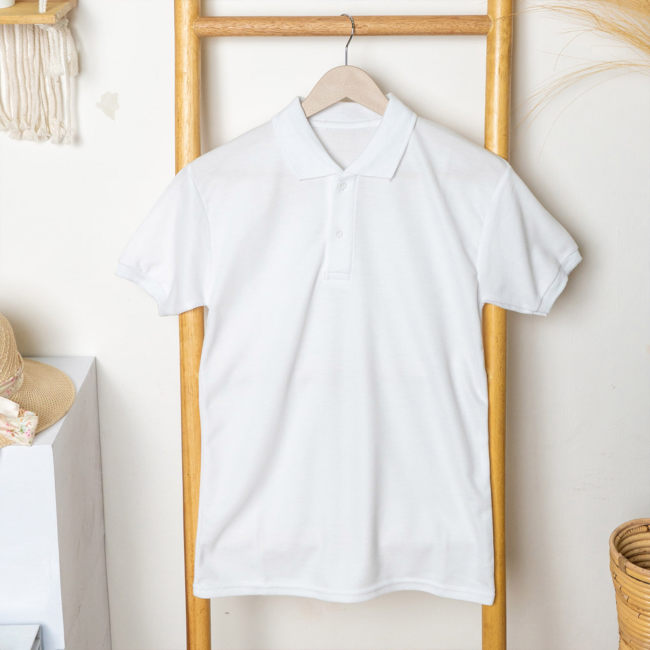 Custom Basic Polo Cotton T-Shirts - AK Mixo