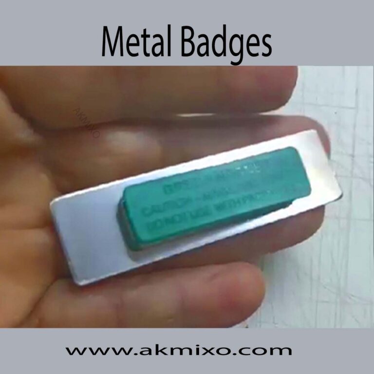 Metal Magnetic Badge - Ak Mixo
